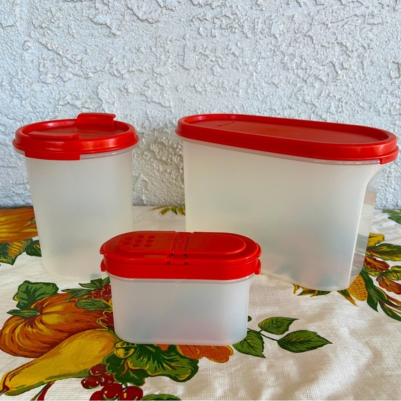 Tupperware | Kitchen | Set Of 3 Vintage Tupperware Modular Mates | Poshmark